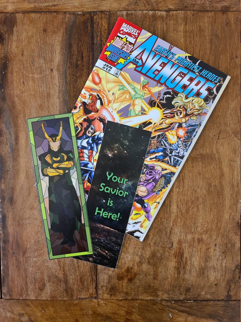 Loki Laufeyson Marvel Bookmark God of Mischief Prince of | Etsy