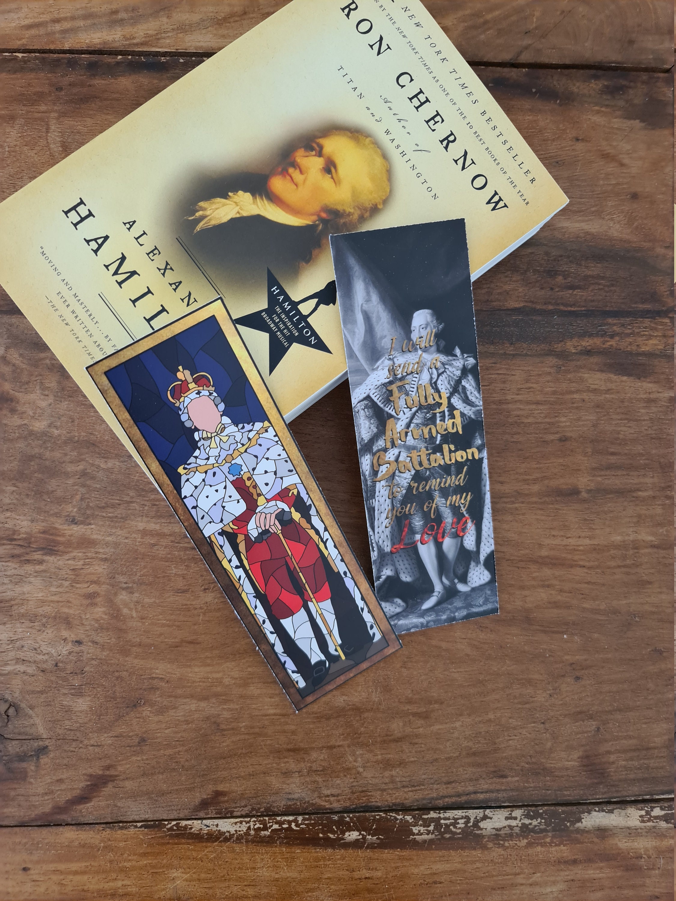 Hamilton Bookmark Set - Etsy
