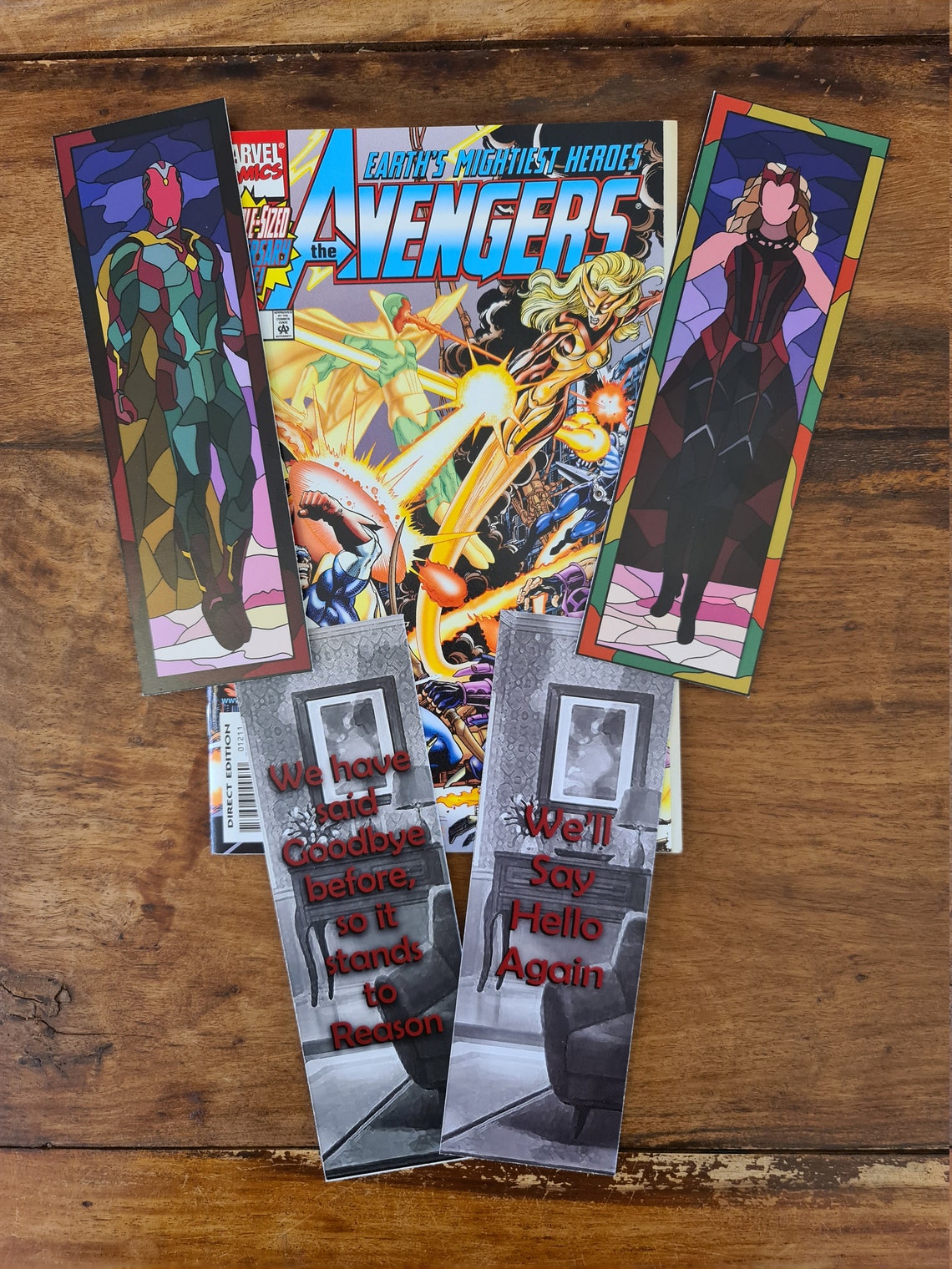 Wanda Maximoff Marvel Bookmark Scarlet Witch - Etsy