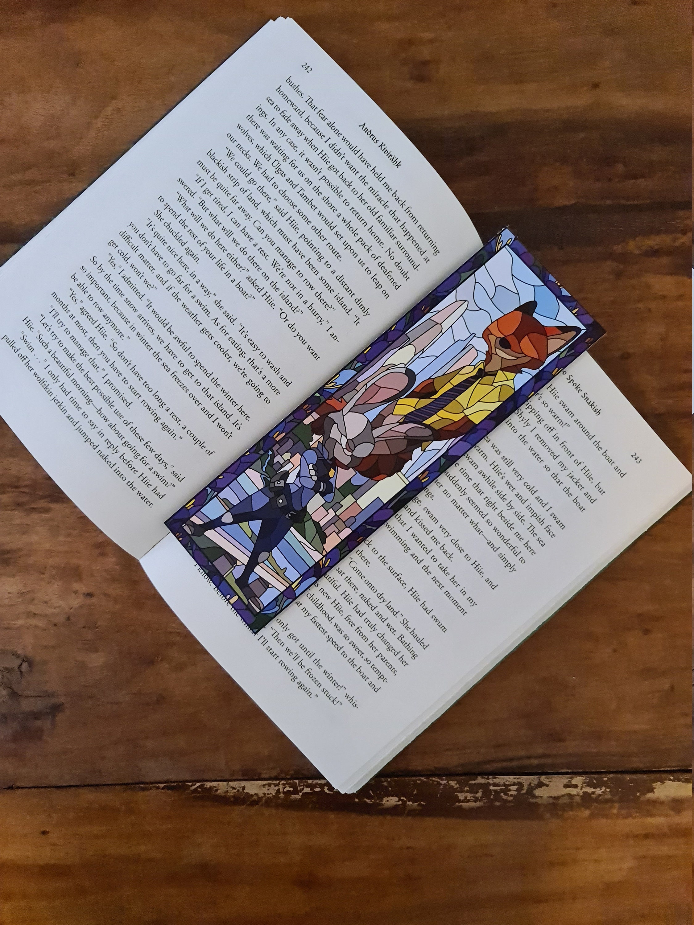 Zootopia Bookmark Disney Classic Judy Hopps and Nick Wilde - Etsy