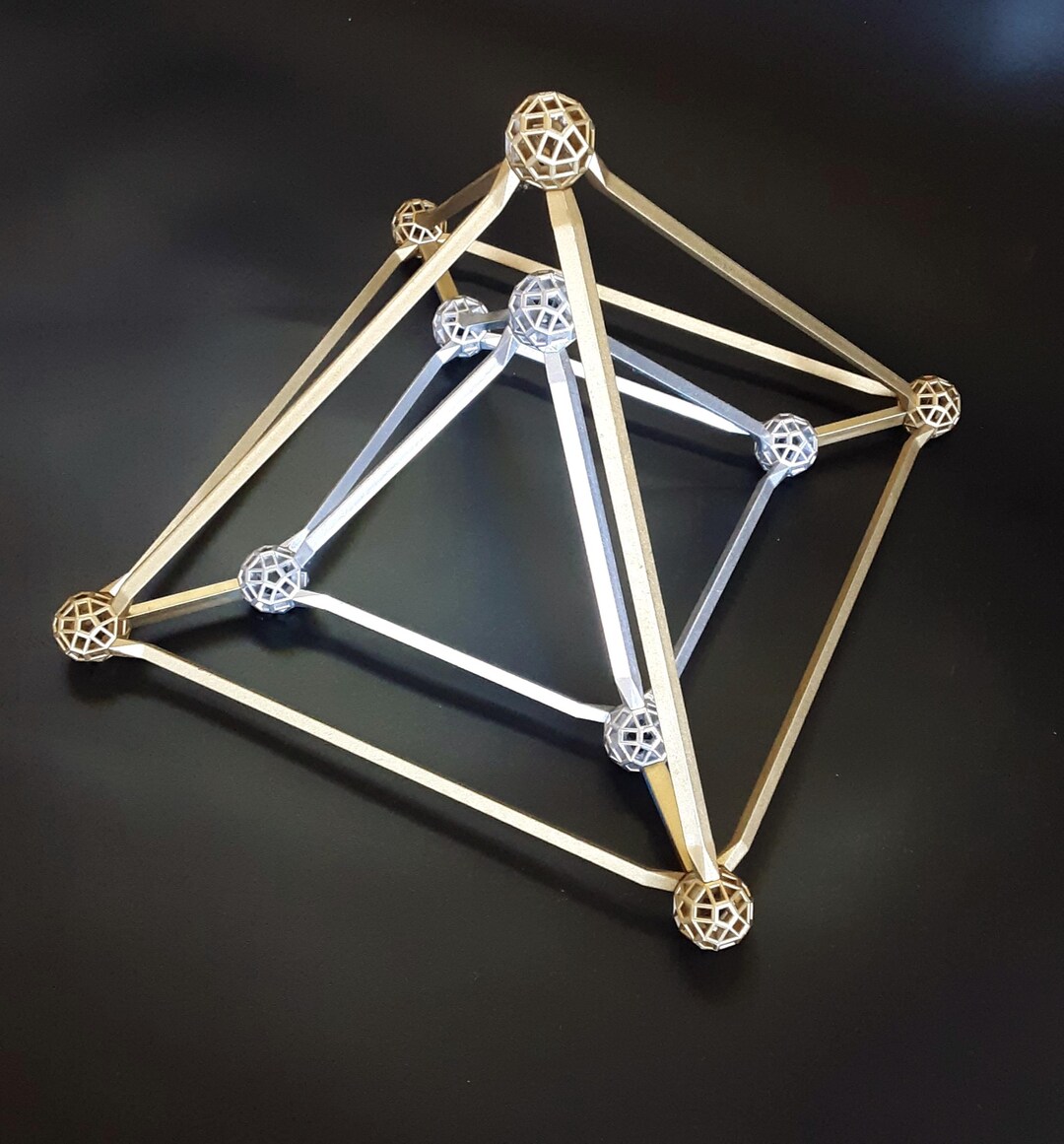 3D Dual Power Pyramid Sacred Geometry Plutonic Solids Fractal Dream ...