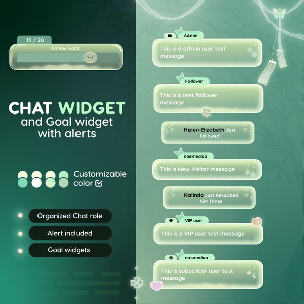 Custom Chat Box Twitch - Etsy