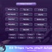 Dragon Theme Twitch Overlay Package Purple Dragon Screens, Separate PNG ...