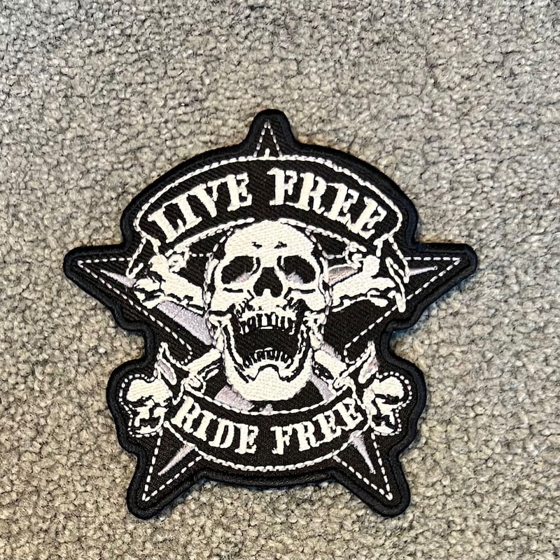 Live Free Ride Free Patch - Etsy