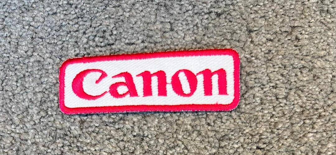 Embroidery Canon Cam Cloth Sew and Iron on Patch - Etsy