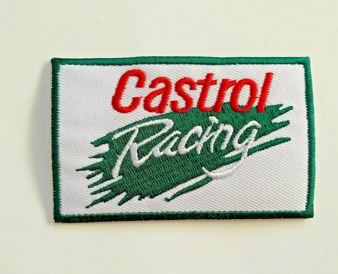 Castrol Racing Sponsors Race Oil 8.5cm Iron on Patches Embroidered - Etsy