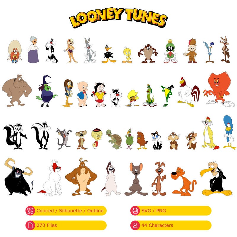 Baby Loony Tunes Png Files - Etsy