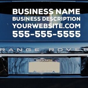 Custom Business Advertising Decal, Car Business Decal, Car Custom Decal ...
