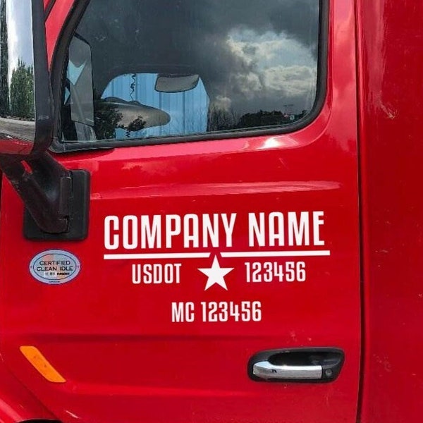 Truck Door Decal - Etsy