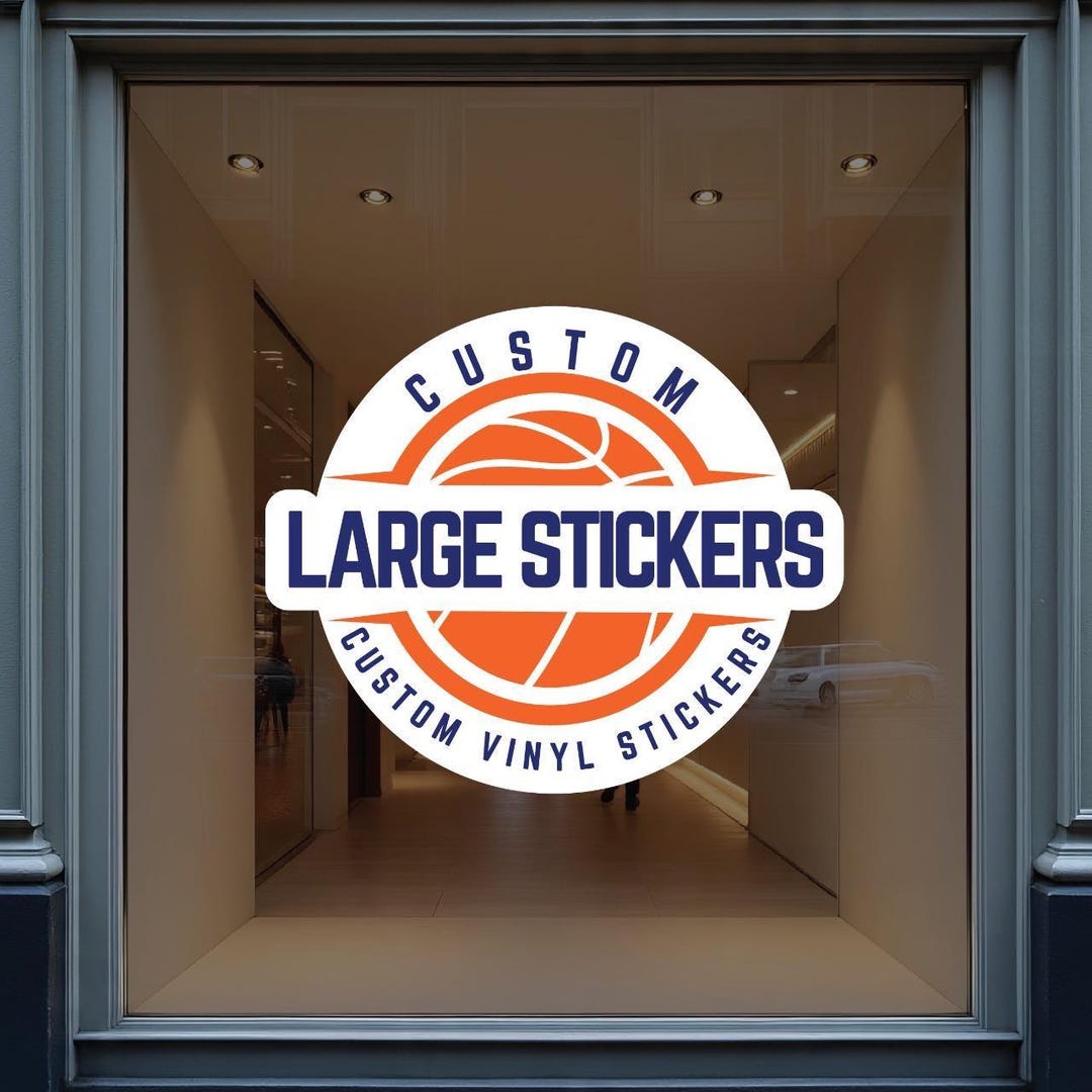 Custom Stickers - Large Custom Vinyl Stickers - Die Cut Vinyl Stickers ...