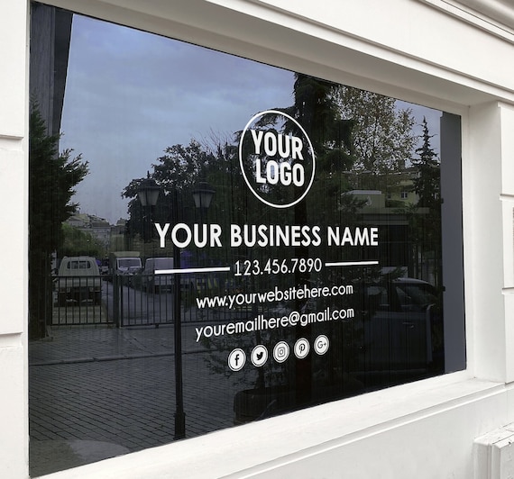 Storefront Window Signs