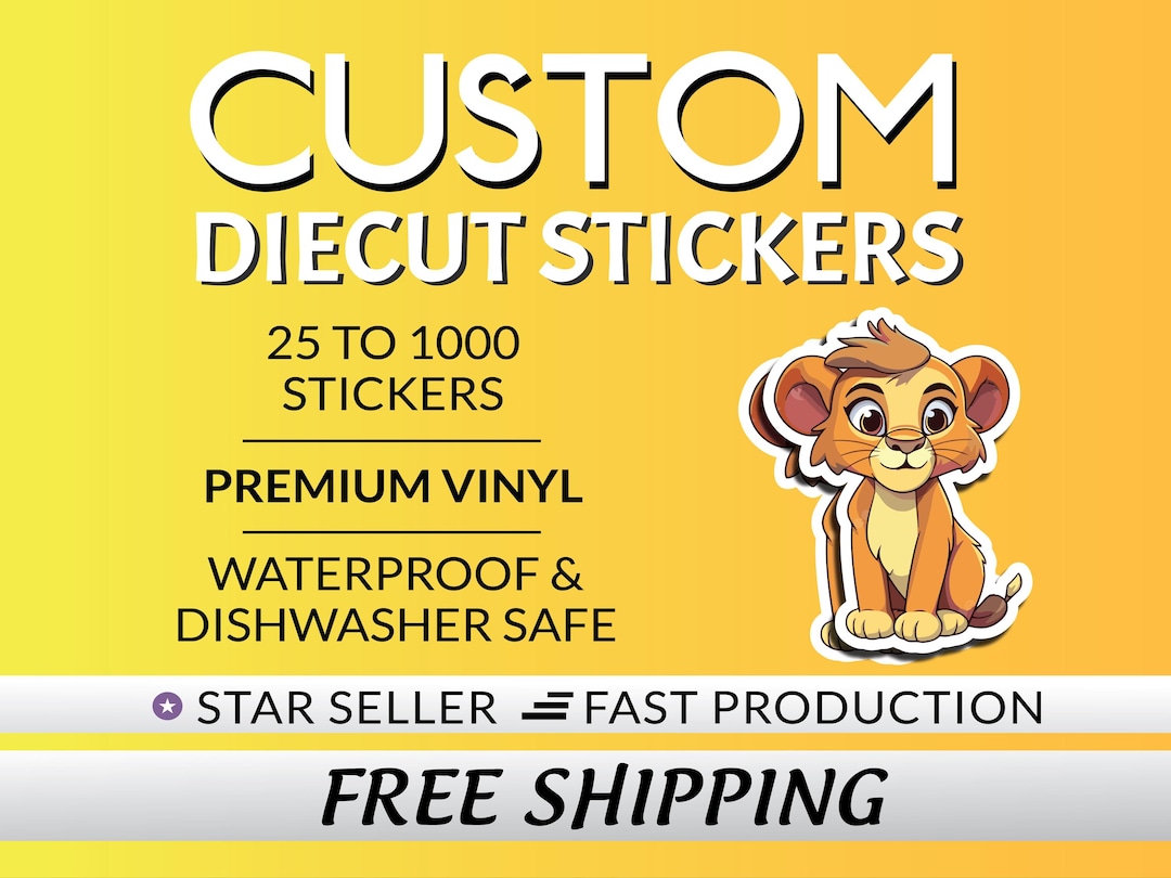 Custom Stickers Vinyl Stickers Logo Stickers Personalized Stickers Free ...