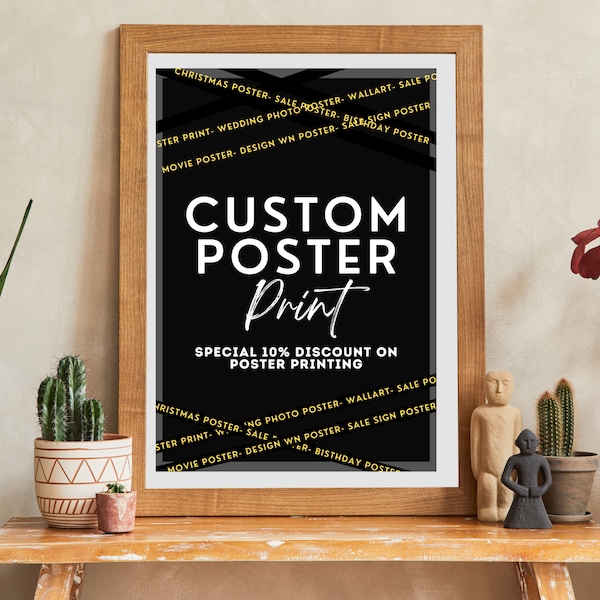Custom Poster Sign - Etsy