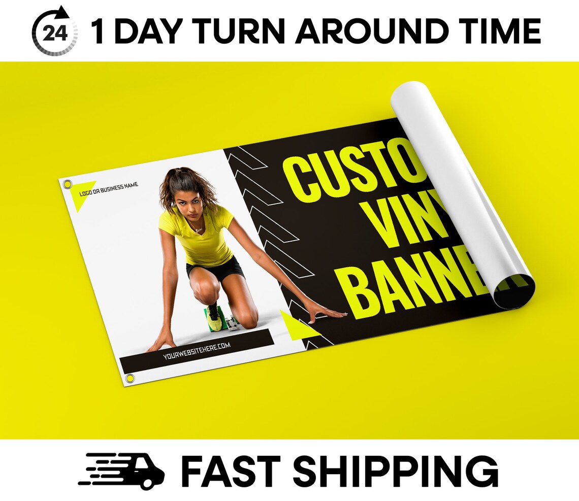Premium Custom Vinyl Banner - Fast Turnaround, Perfect for Birthdays ...