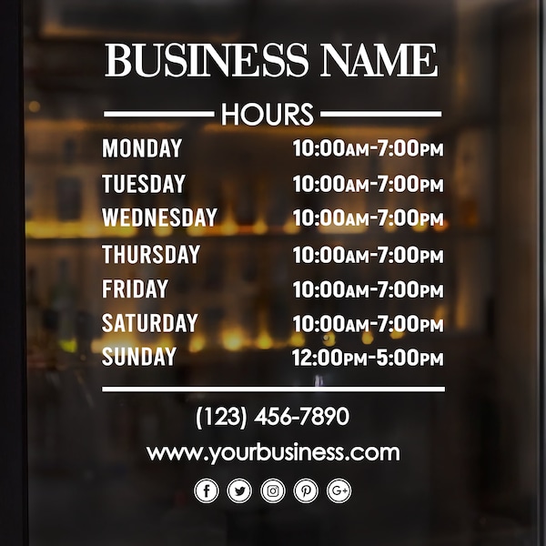 Office Hours Decals - Etsy