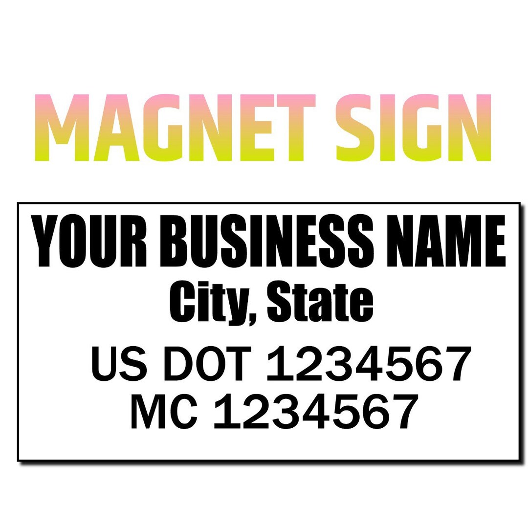 Best Seller full Color Magnetic Signs for Advertising Custom Printed ...