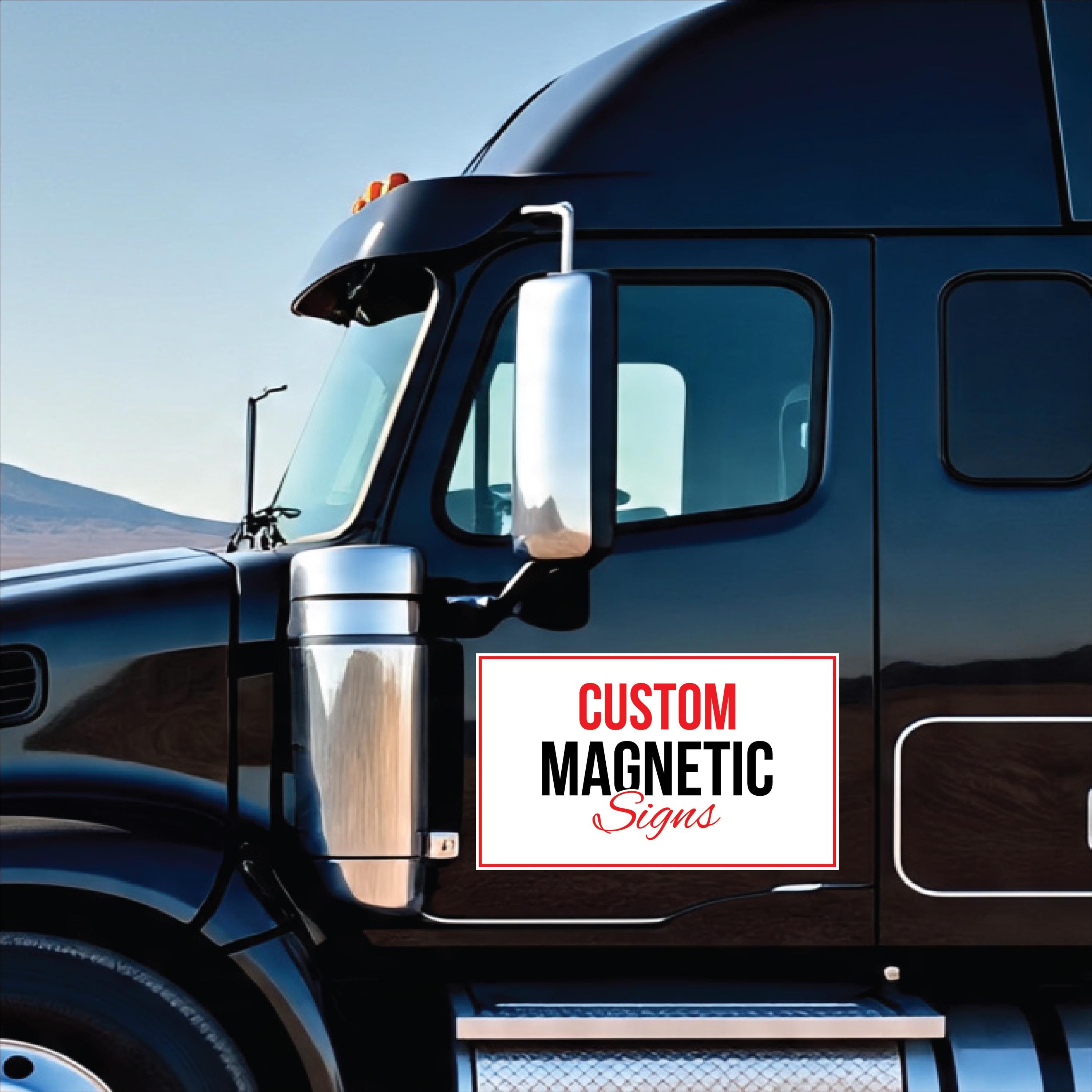 Custom Magnetic Signs - Full Color Magnetic Signs - Magnet Advertising ...