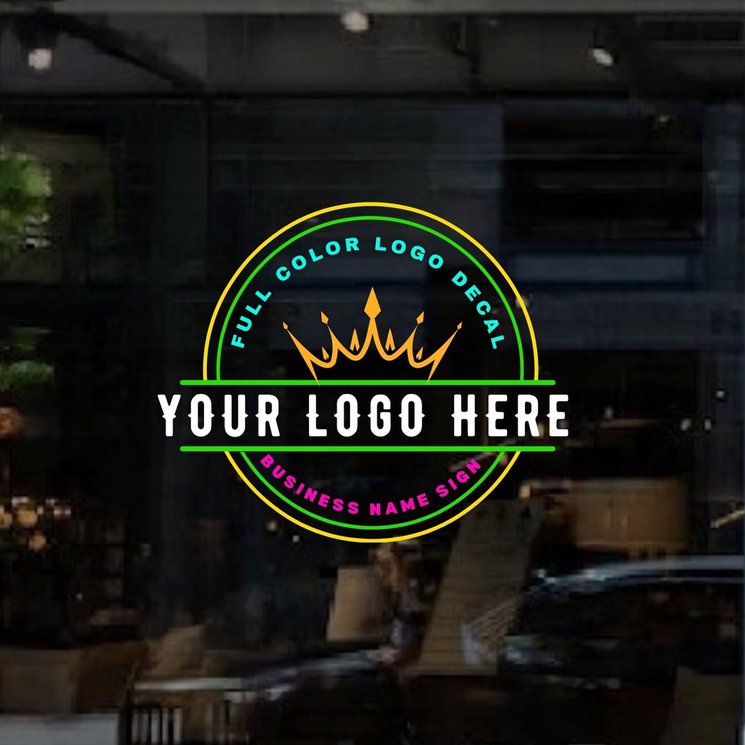 Personalized Vinyl Decals - Custom Logos, Custom Logo Decal - Vibrant ...