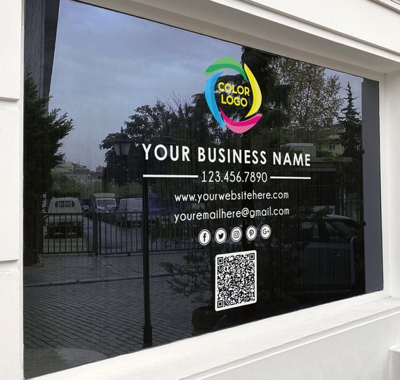 Window Logo Decals Custom Car Window Decals | Square Signs