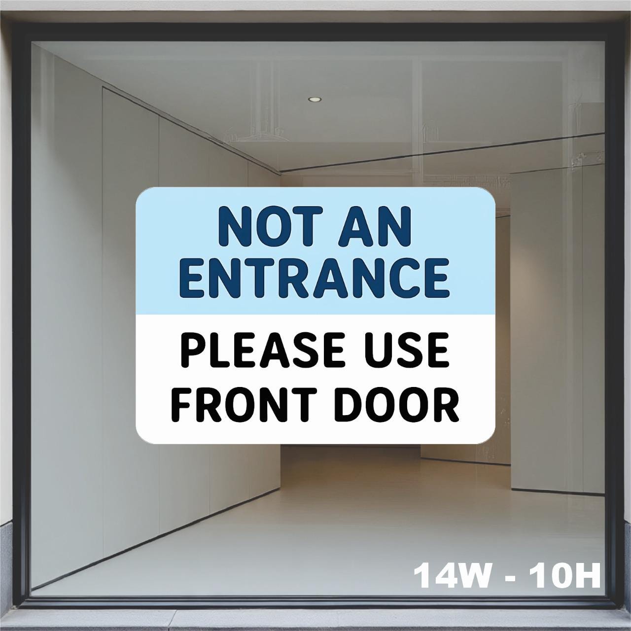 Premium Custom Window Sticker - Vinyl Printed Stickers - Personalized ...