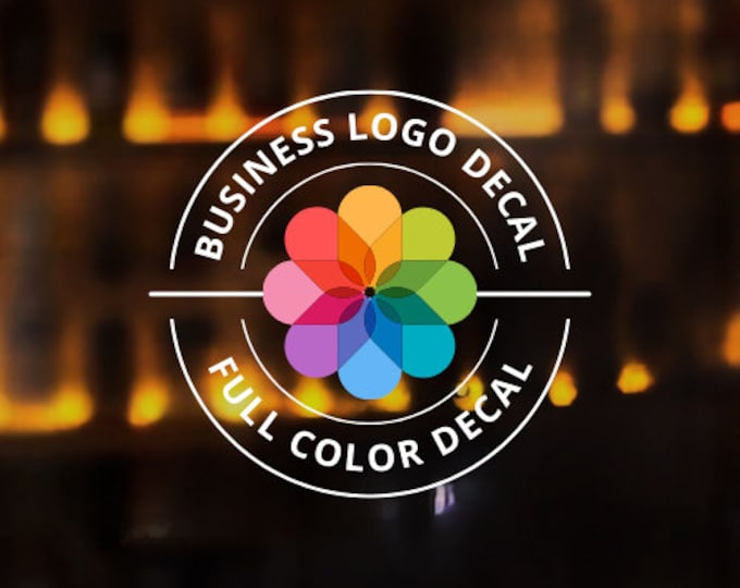 Custom Logo Decal / Business Logo / Custom / Office Decal / Indoor Logo ...