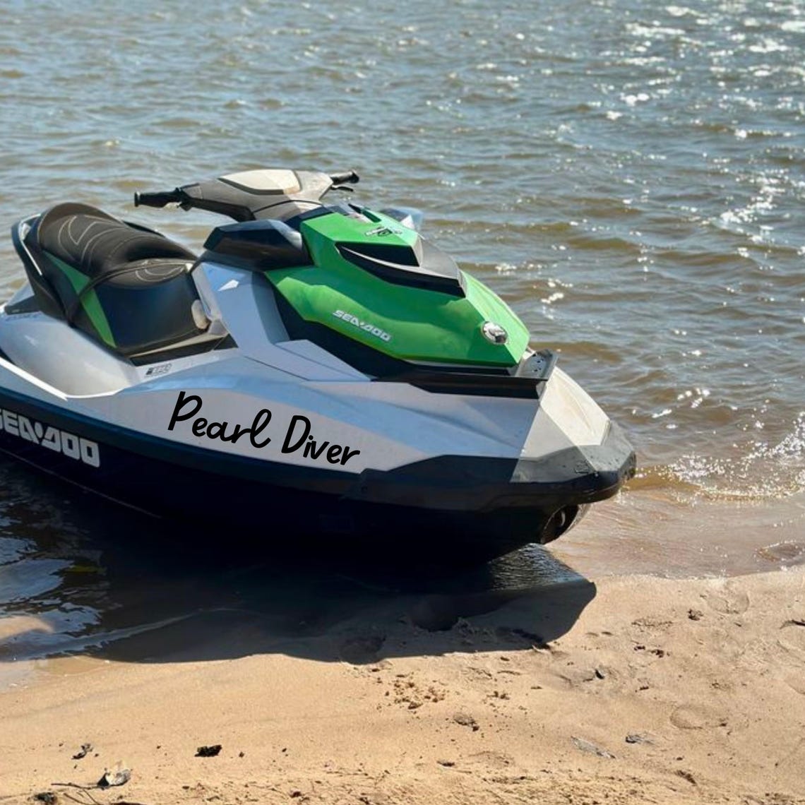 Custom Jet Ski Decal | Personalized Vinyl Name Sticker | Waterproof One ...