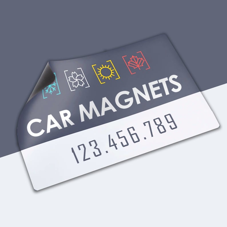 Car Magnets for Business - Vehicle Magnets for Two Doors - Full Color ...