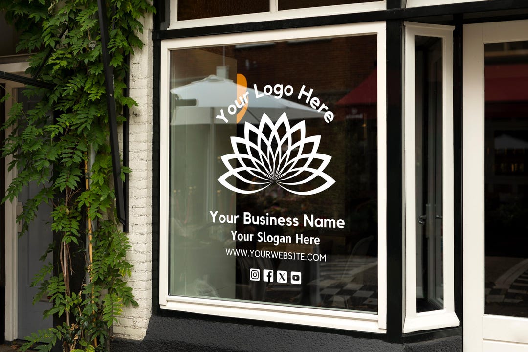 Premium Vinyl Decal - Personalized Business Signs | Custom Logo Sticker ...