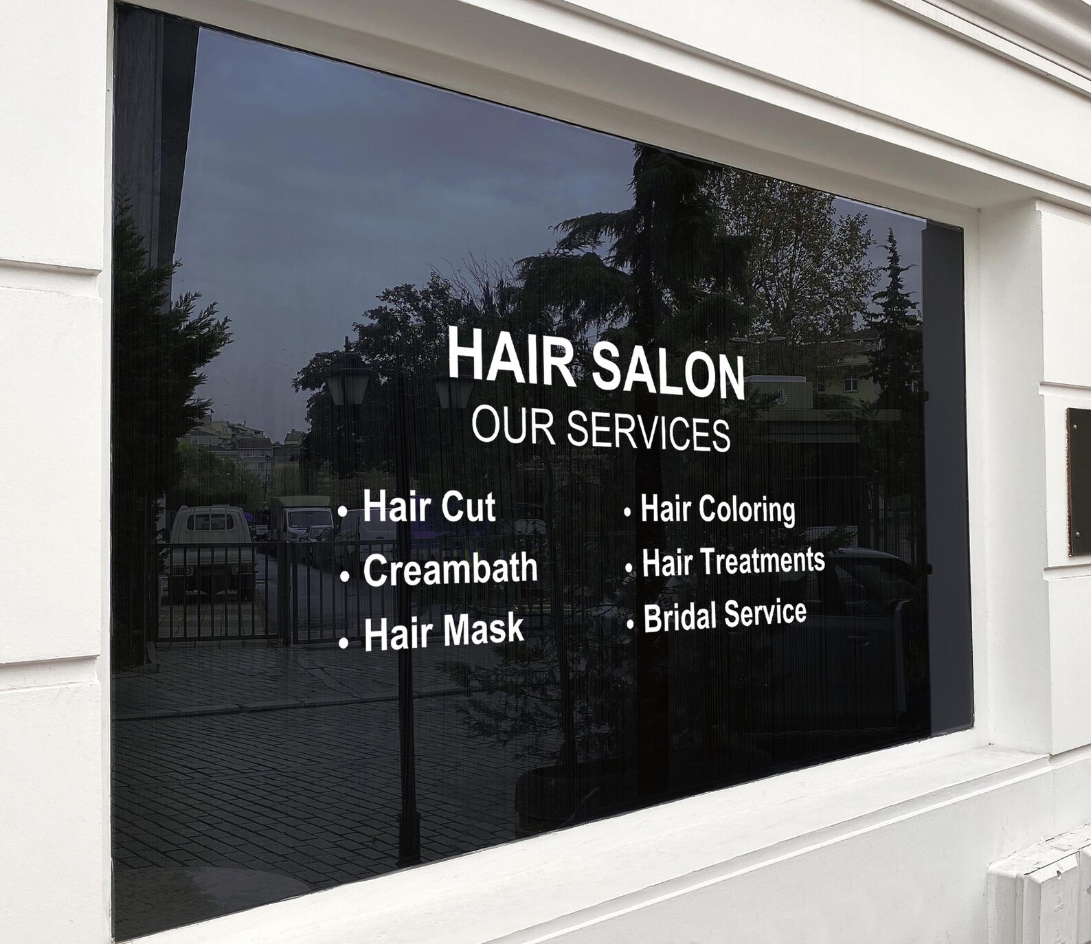 Business Services Decal – Personalized Vinyl Decal - Window Decal With ...