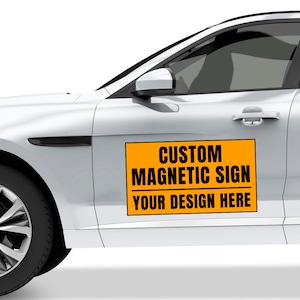 Custom Magnetic Signs - Full Color Magnetic Signs - Magnet Advertising ...