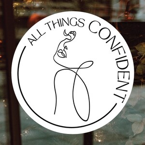 Premium Custom Window Sticker - Vinyl Printed Stickers - Personalized ...