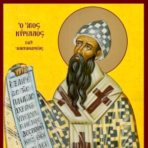 Saint Cyril Alexandria Icon - Etsy