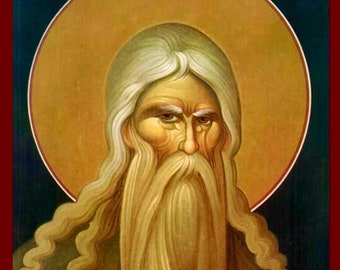 Saint Abraham Icon, Handmade Greek Orthodox Icon of Forefather St ...