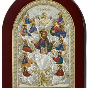 Tree of Life- Greek Orthodox Catholic Christian Byzantine-silver Icon ...