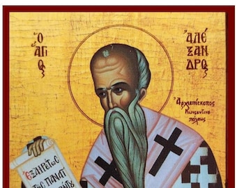 Saint Alexander Icon - Etsy