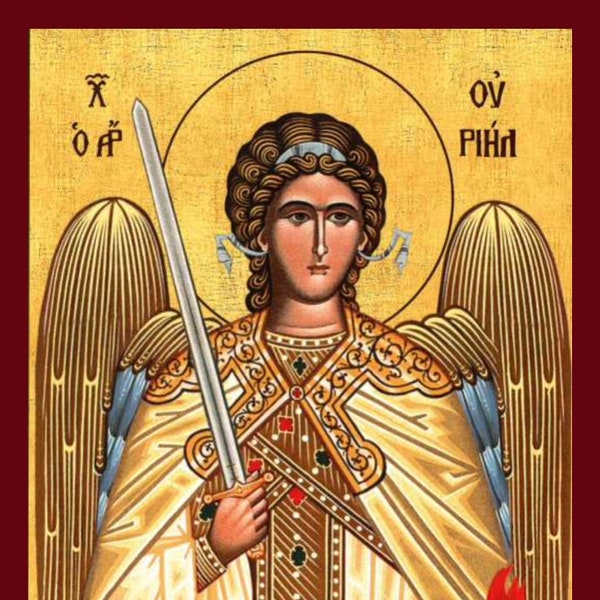 Archangel Uriel Icon - Etsy
