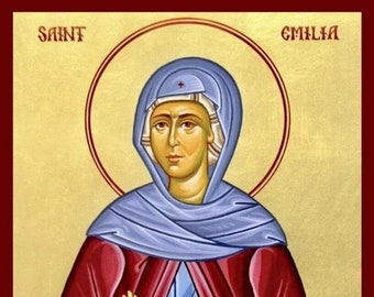 Saint Eva Greek Orthodox Catholic Christian Byzantine Wooden - Etsy