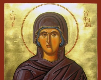 Saint Euphemia Icon - Etsy Ireland