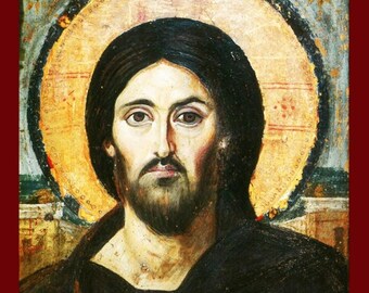 Jesus Christ - Greek Orthodox Christian Byzantine Wooden Icon - Etsy