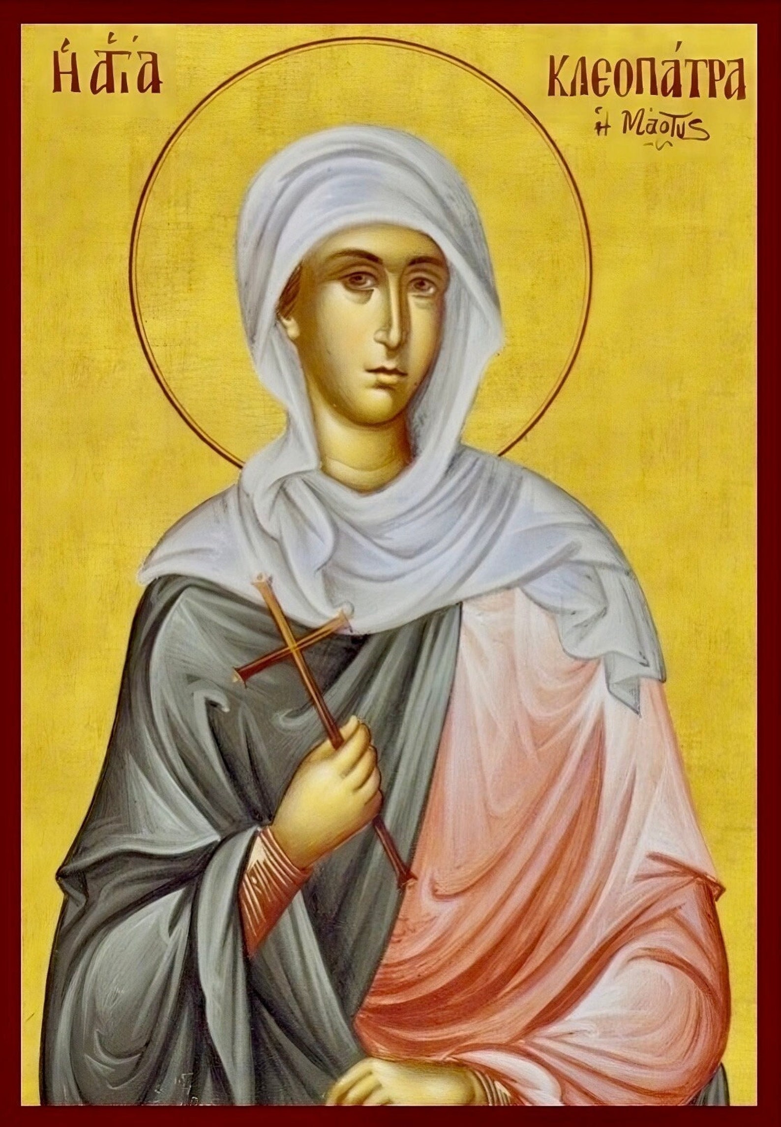 Saint Cleopatra Greek Orthodox Catholic Christian Byzantine - Etsy