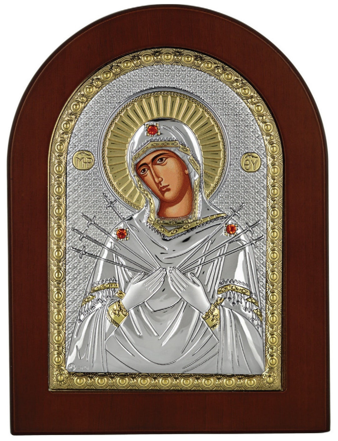 Blessed Virgin Mary of Seven Swords- Theotokos - Greek Orthodox ...