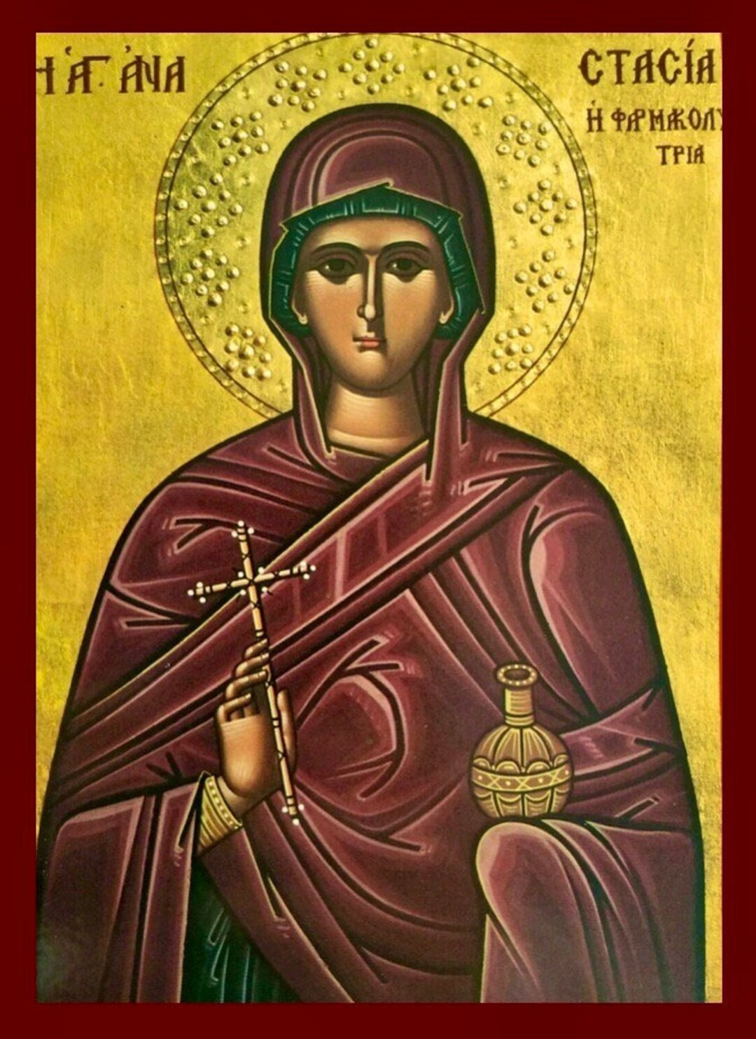Saint Anastasia the Great Martyr & Deliverer From Potions- Greek ...