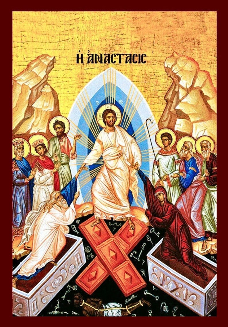 Resurrection of Jesus Christ- Greek Orthodox Catholic Christian ...