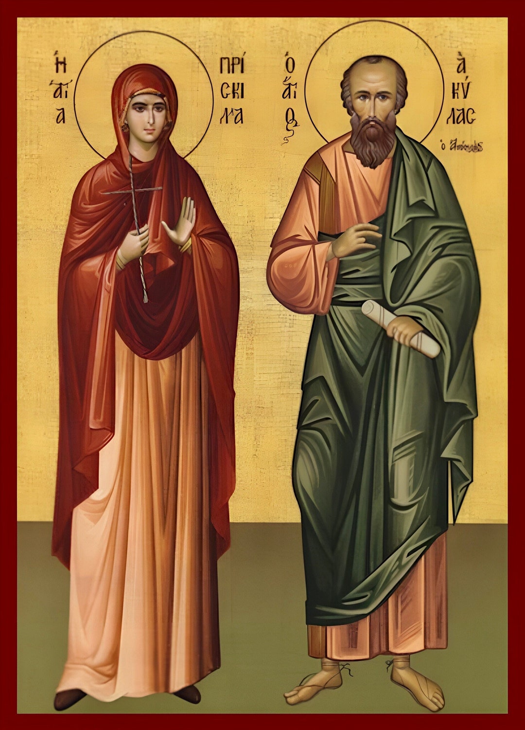 Saint Priscilla and Aquila - Greek Orthodox Catholic Christian ...