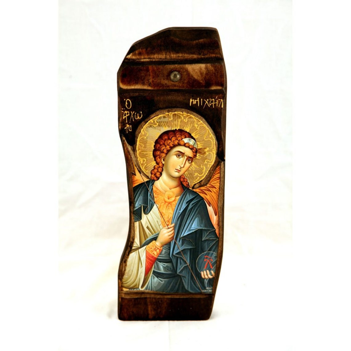 Archangel Michael Greek Orthodox Catholic Christian Byzantine Wooden ...