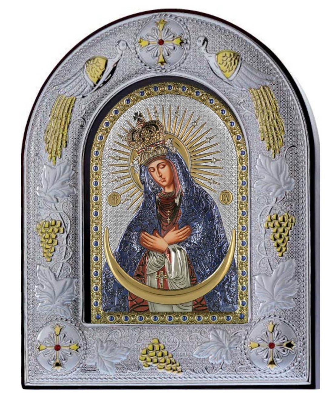 Blessed Virgin Mary- Theotokos - Greek Orthodox Catholic Byzantine ...