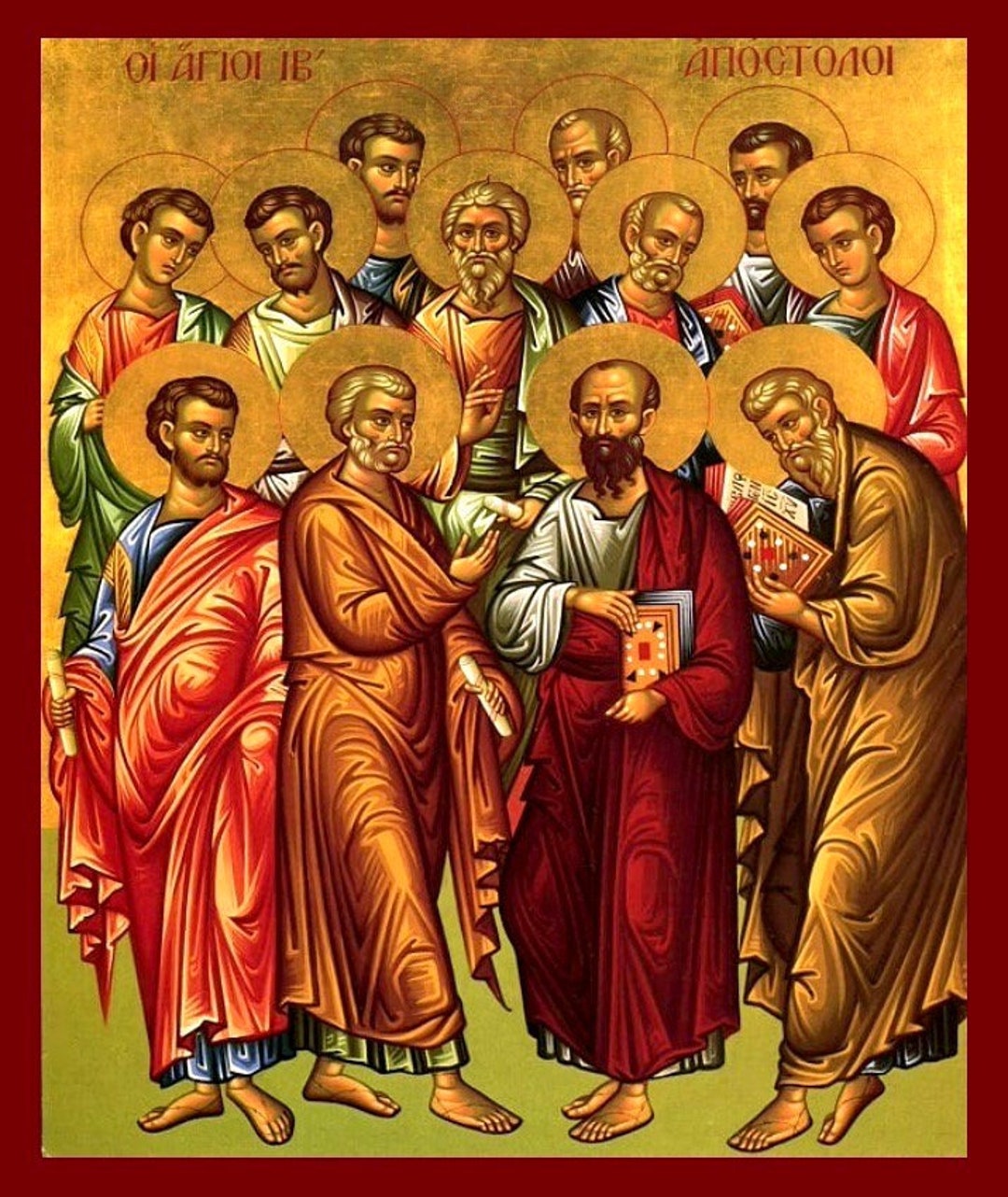 Synaxis of the 12 Apostles - Greek Orthodox Catholic Christian ...