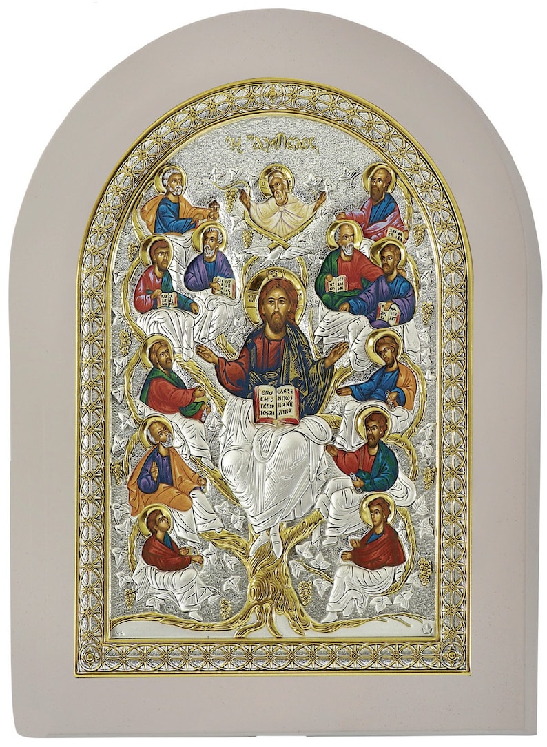 Tree of Life- Greek Orthodox Catholic Christian Byzantine-silver Icon ...