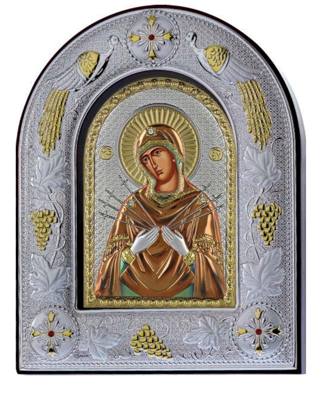 Blessed Virgin Mary of Seven Swords- Theotokos - Greek Orthodox ...