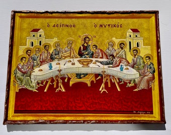 Saint Lucia Greek Orthodox Catholic Christian Byzantine Wooden Icon - Etsy